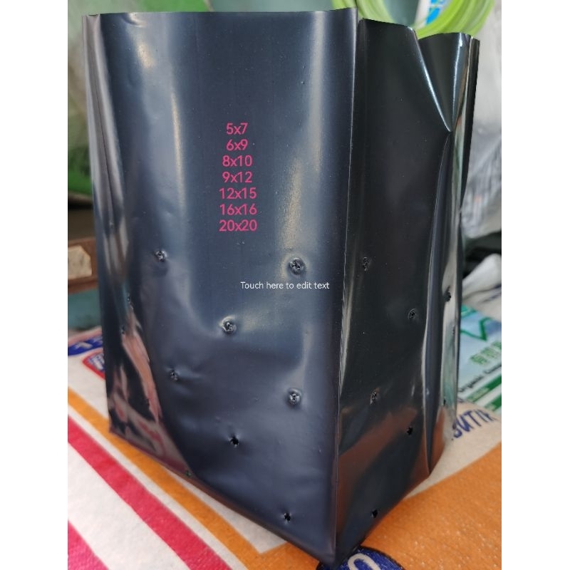 Single PCS+ POLYBAG UV PROTECTION | Nursery Plantation Plastic Bag ...