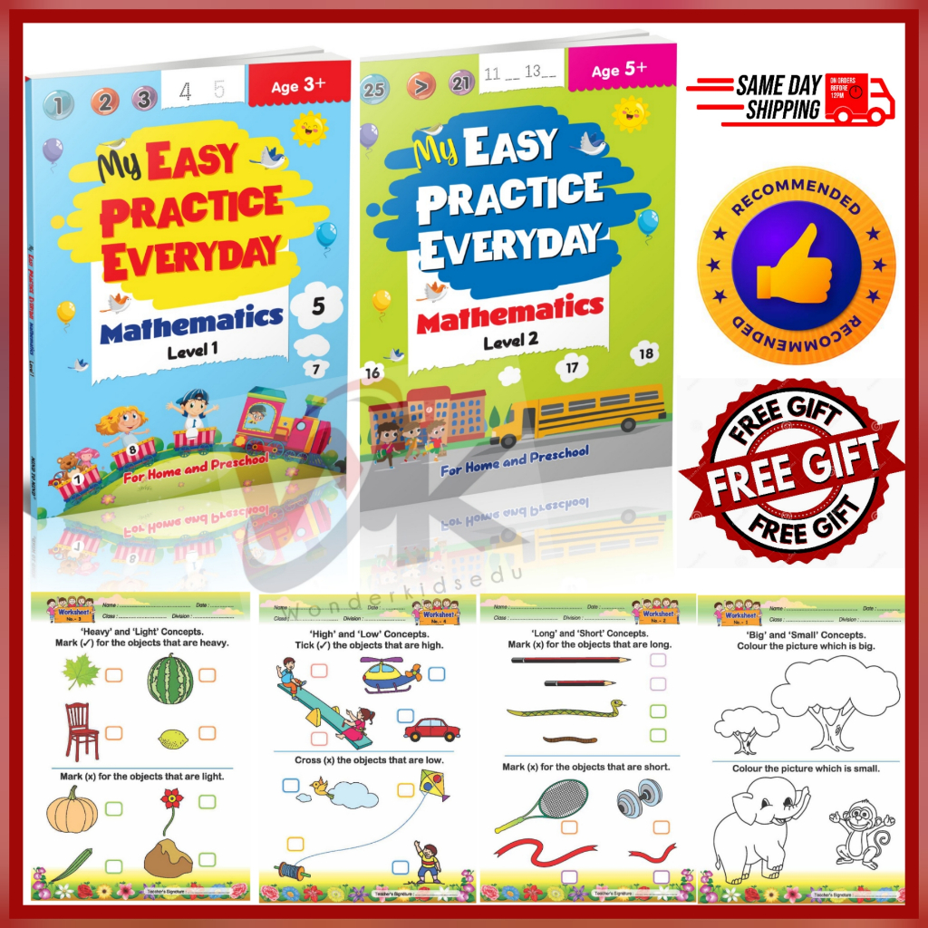 My Easy Practice Everyday Mathematics | Early Learning | Preschool ...