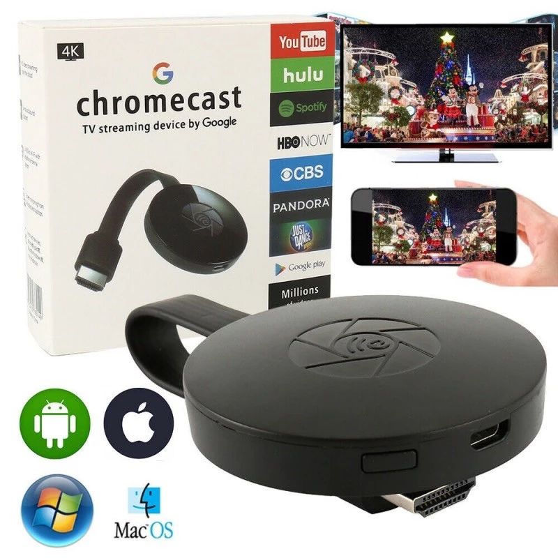 Ready Stock G2 Chromecast TV Streaming Wireless Miracast Google HDMI ...