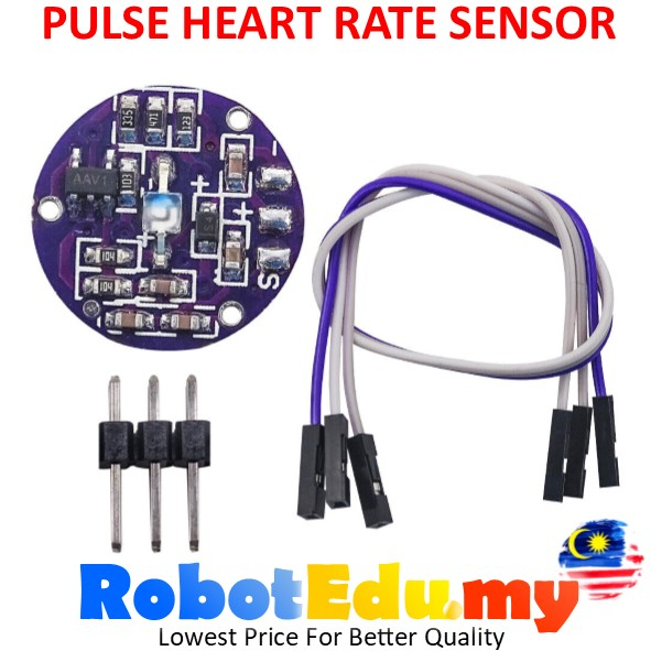Pulsesensor Heart Rate Heartbeats Beat Pulse Sensor Bpm Module Xd 58c Free 3 Signal Wire For