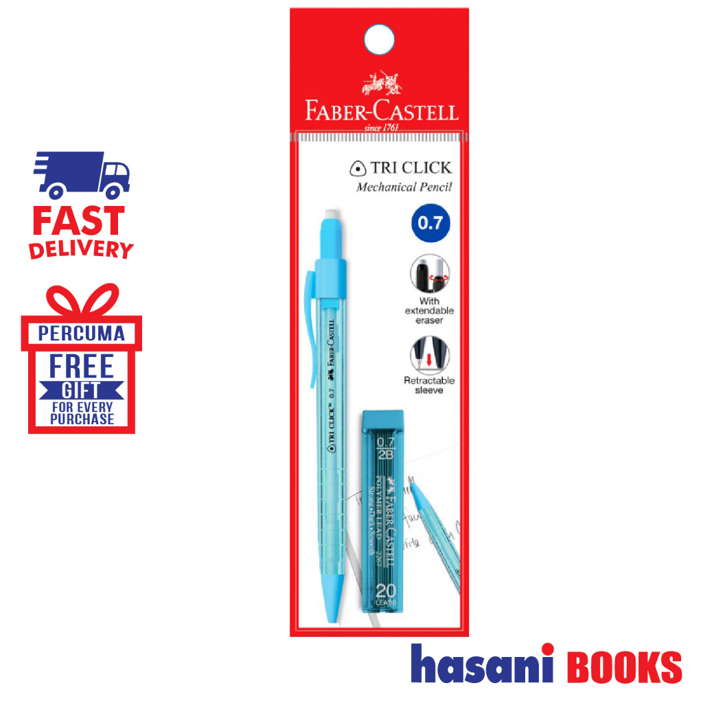 Hasani Faber Castell Mechanical Pencil Tri Click 0.7 FC136013 ...