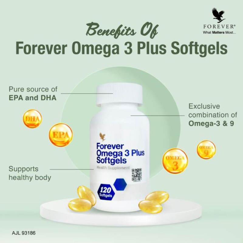 Forever Living omega 3 plus 120 softgel | Shopee Malaysia