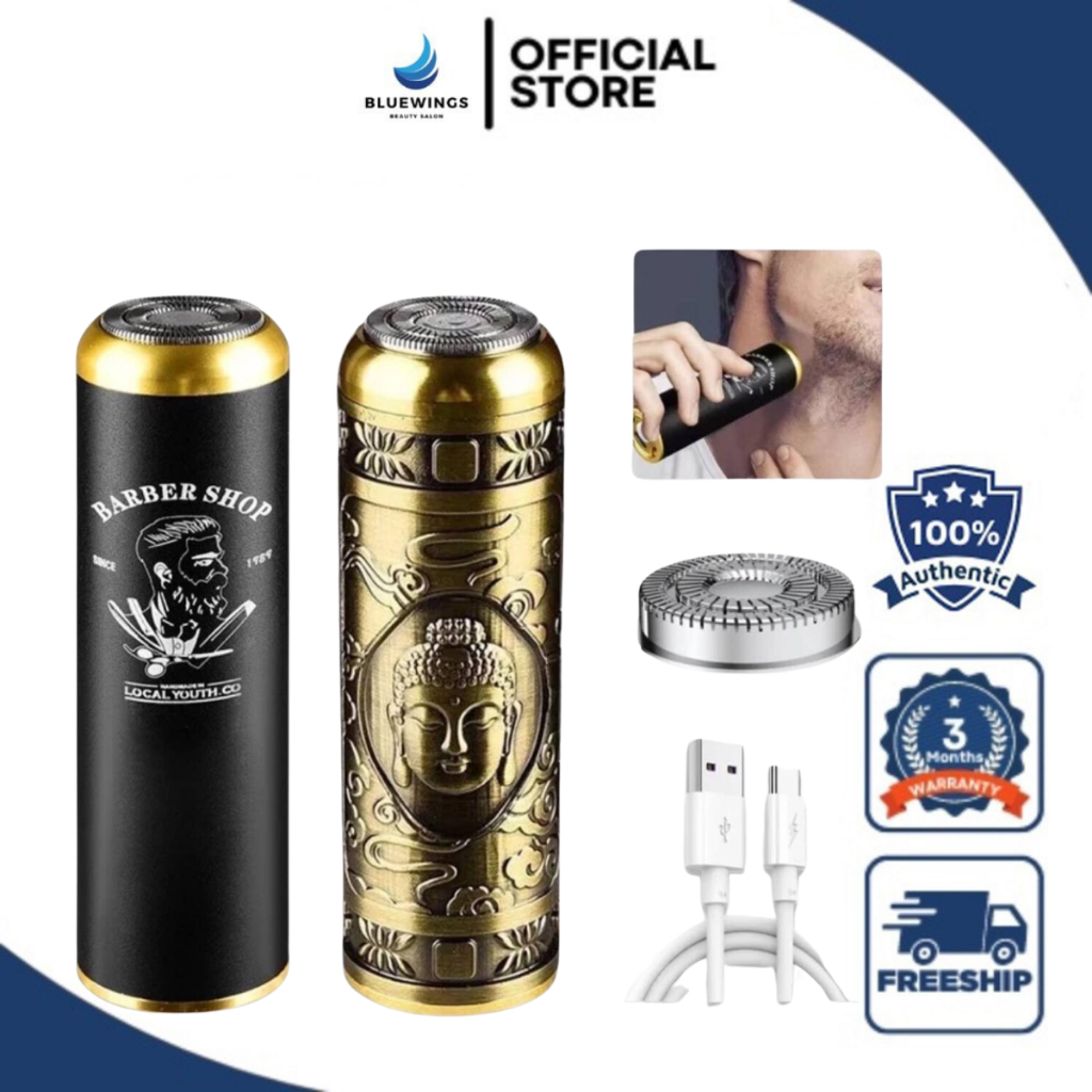 (3M WARRANTY) T8 Mini Shaver for Men USB Rechargeable & Waterproof ...