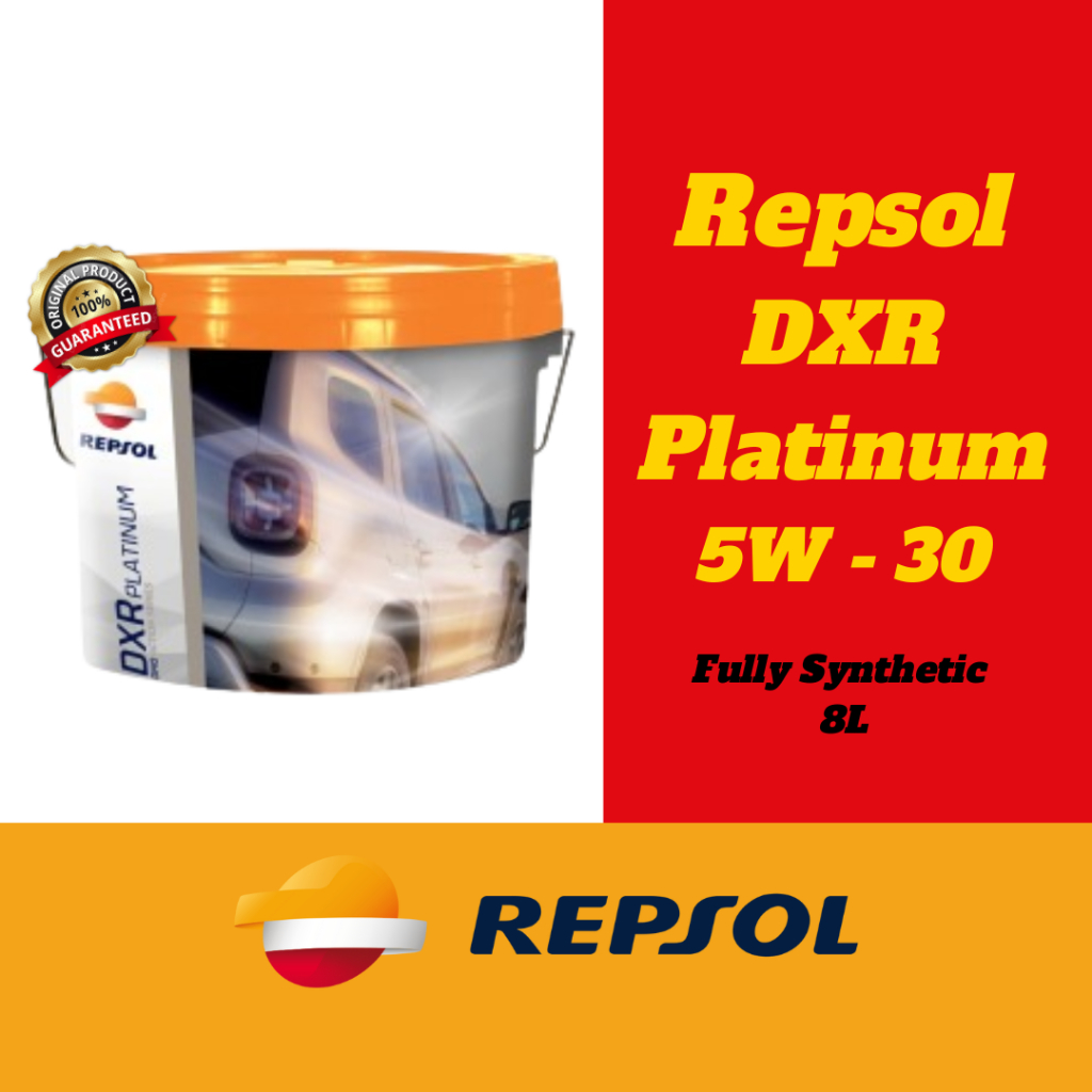 Repsol DXR Platinum 5W-30 (8 Liters) (API CK4/SN) Fully Synthetic ...
