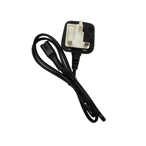 Volex Longwell UK 3 Prong Mains Plug to IEC 60320 C7 2 Pin Fused 250V ...