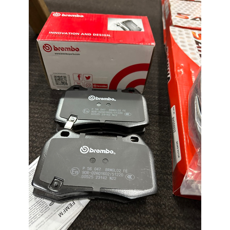 HONDA INTEGRA DC5 TYPE-R,CIVIC FD2 TYPE-R BREMBO FRONT BRAKE PAD | Shopee Malaysia