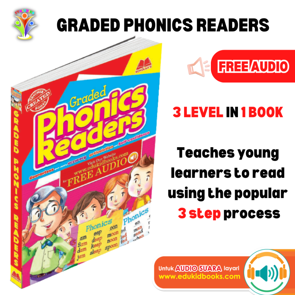 GRADED PHONICS READERS-ENGLISH BOOK FOR CHILDREN-4-YEAR-OLD-ENGLISH ...