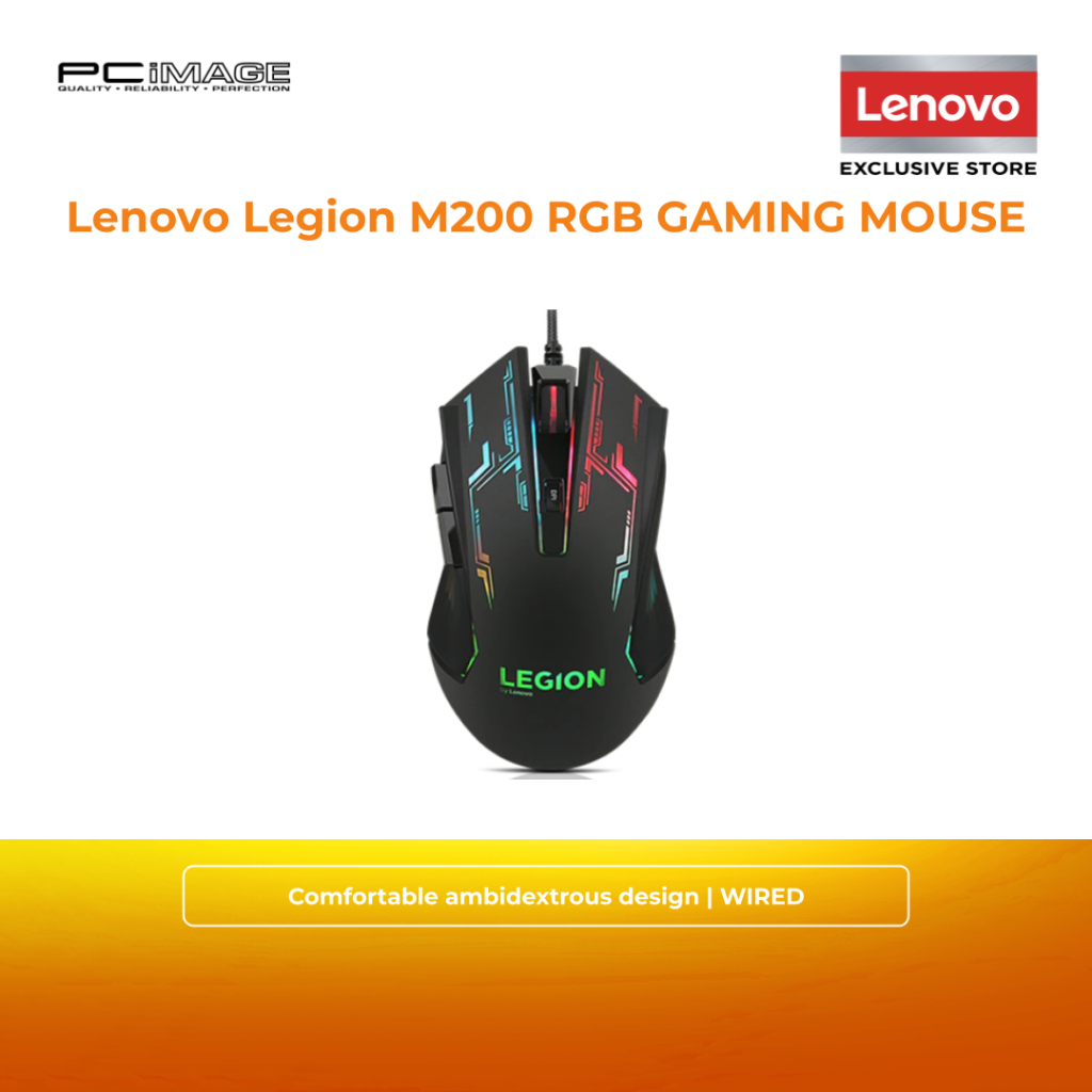 LENOVO LEGION M200 RGB GAMING MOUSE GX30P93886 | Shopee Malaysia