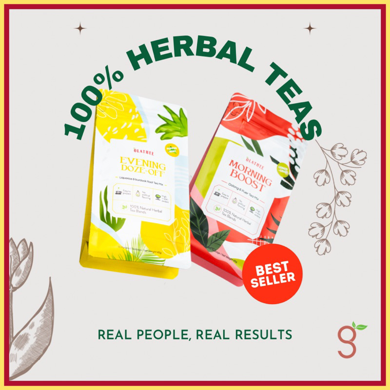TEH KURUS 100% NATURAL - OLATHEE ESSENTIAL HERBAL TEA | Shopee Malaysia