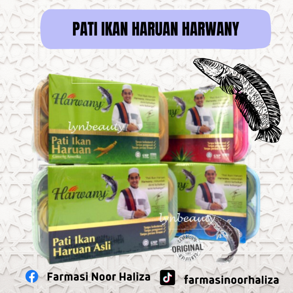 HARWANY PATI IKAN HARUAN 6 BOTTLE FOC 1 (75ML/BOTTLE) | Shopee Malaysia