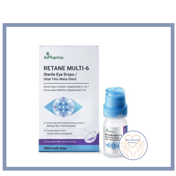 Retane Multi-6 Sterile Eye Drops 10ml | Shopee Malaysia