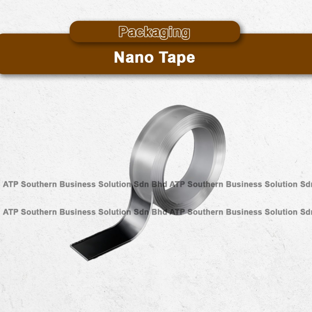 Transparent Reusable Double Sided Nano Gel Adhesive Tape ...