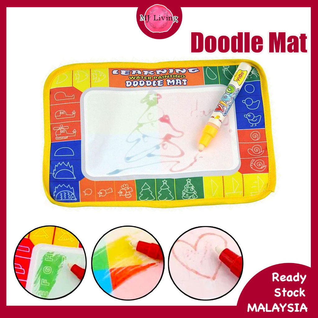Water Painting Doodle Mat Coloring Doodle Mat With Magic Pen Painting ...