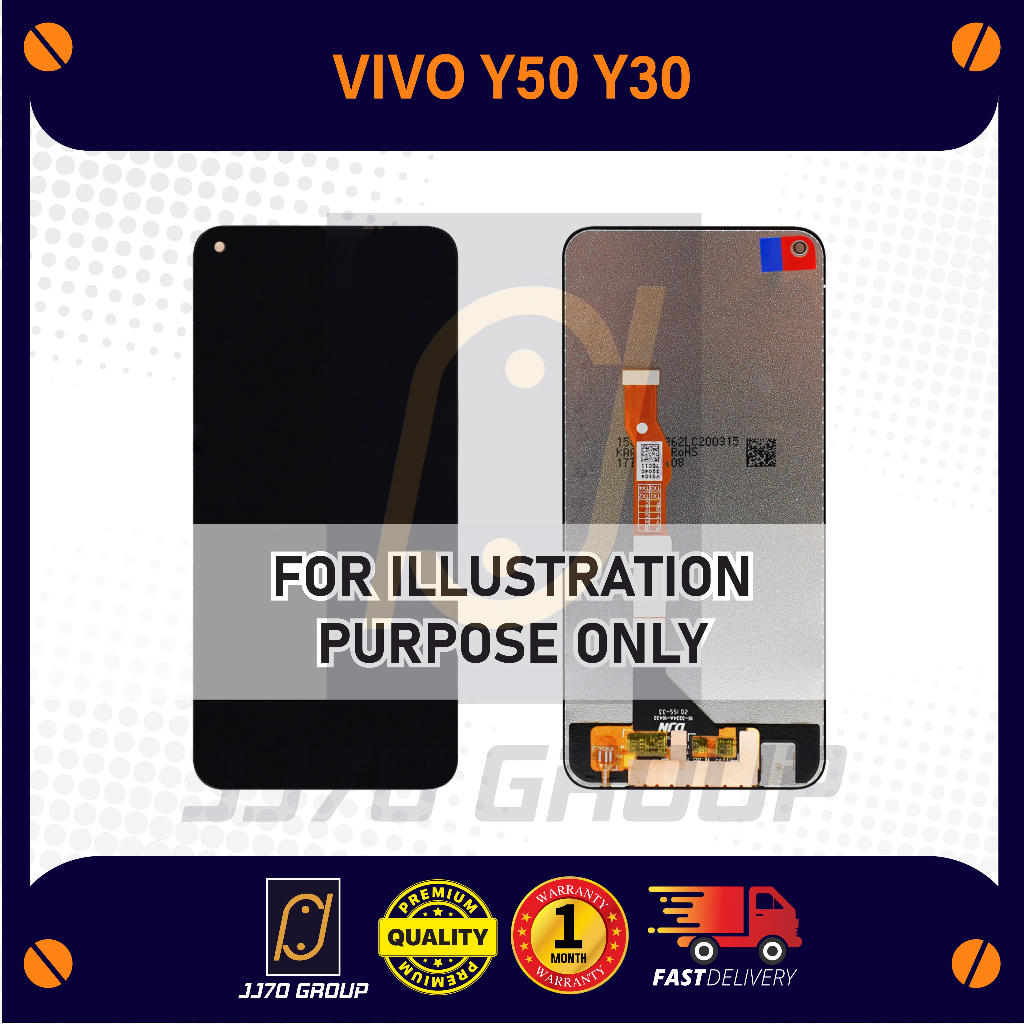 JJ70 LCD Display Touch Screen Compatible For VVO Y50 Y30 1935 | Shopee ...