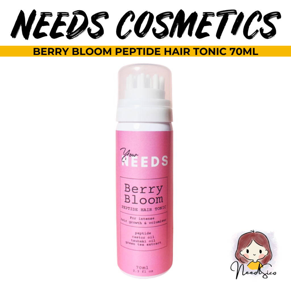 NEEDS Berry Bloom Peptide Hair Tonic 70ml | Shopee Malaysia