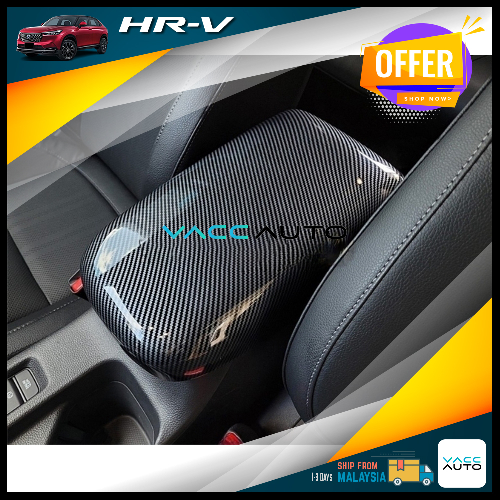 Honda HR-V HRV 2022-2025 Armrest Center Console Carbon Cover HRV ...