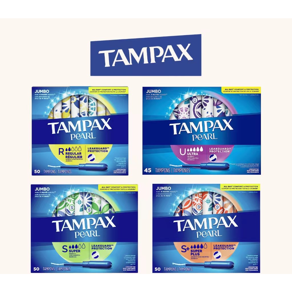 Tampon Tampax Tampon Super Absorbent Radiant Cotton Core Cardboard ...
