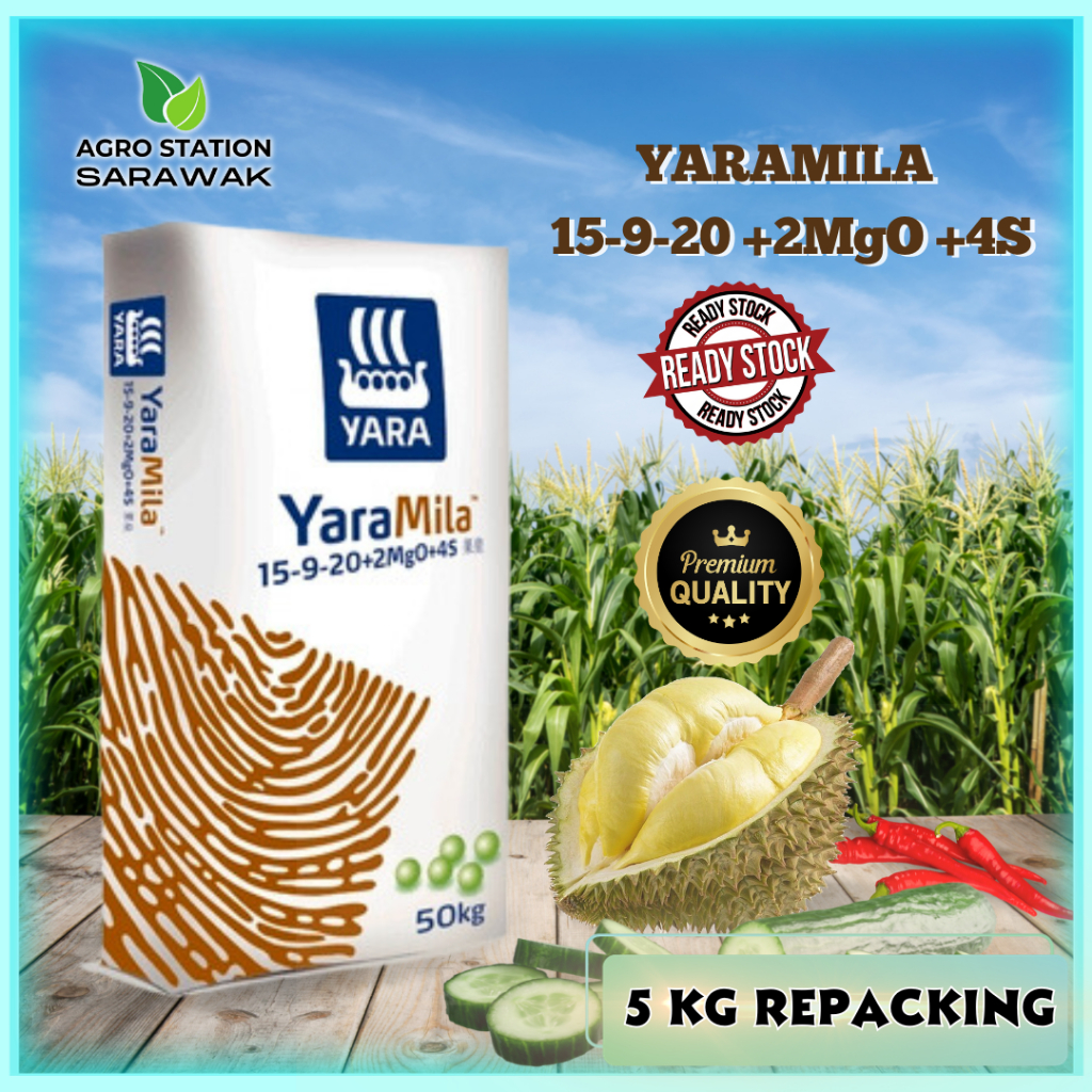 YaraMila 15-09-20 +2MgO +4S +TE 5 KG | Shopee Malaysia