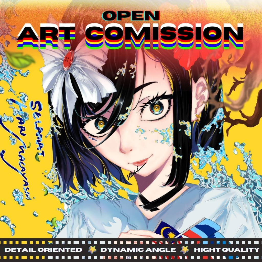 [ ART COMISSION ] Digital Art Paint Comission (OC/FANART ETC) | Shopee ...