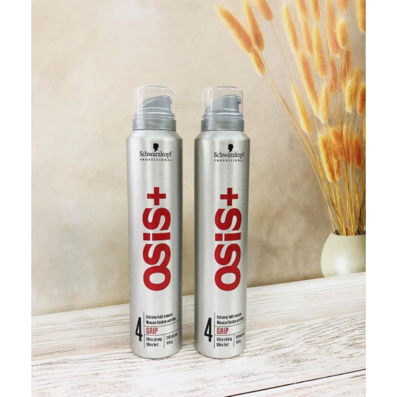 Schwarzkopf Osis+Grip Mousse 4-Extreme Hold Mousse Ultra Strong 200ml ...