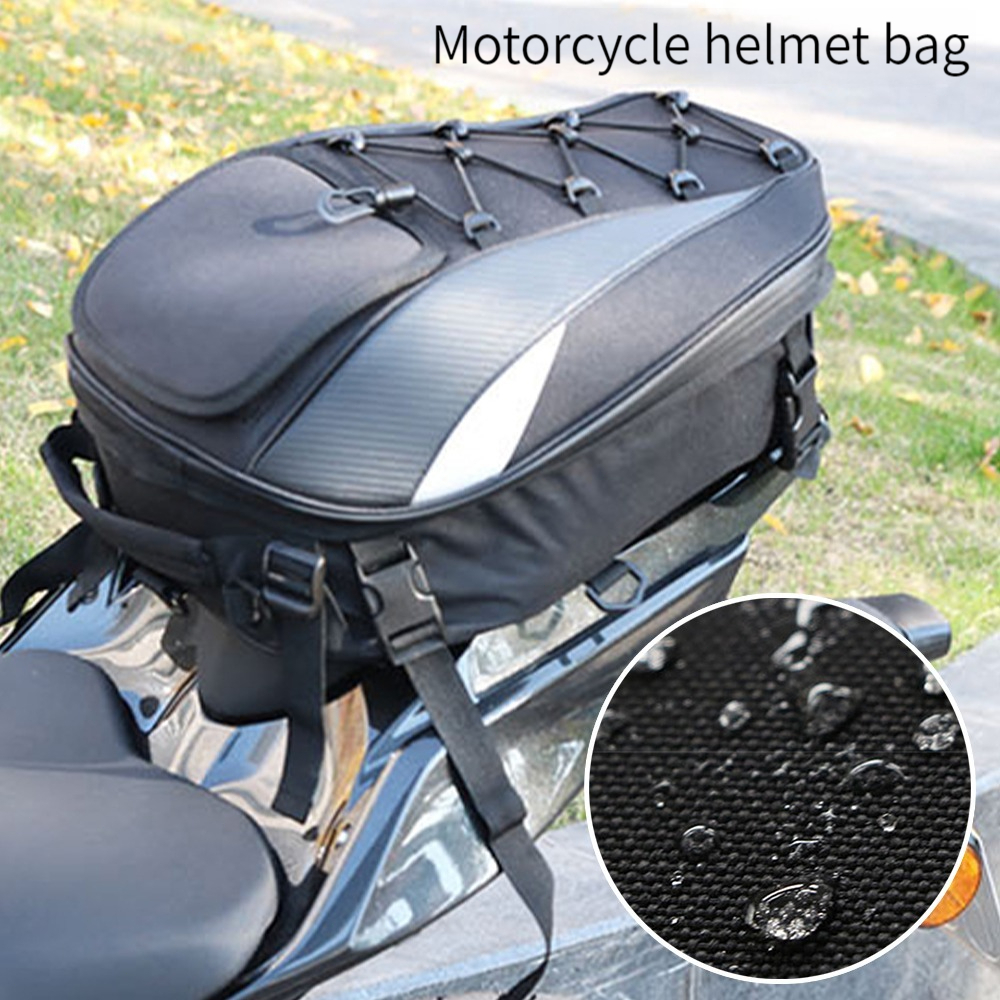 Motorcycle Tail Bag Multifunction Motorcycle Back Seat Bag Racing ...