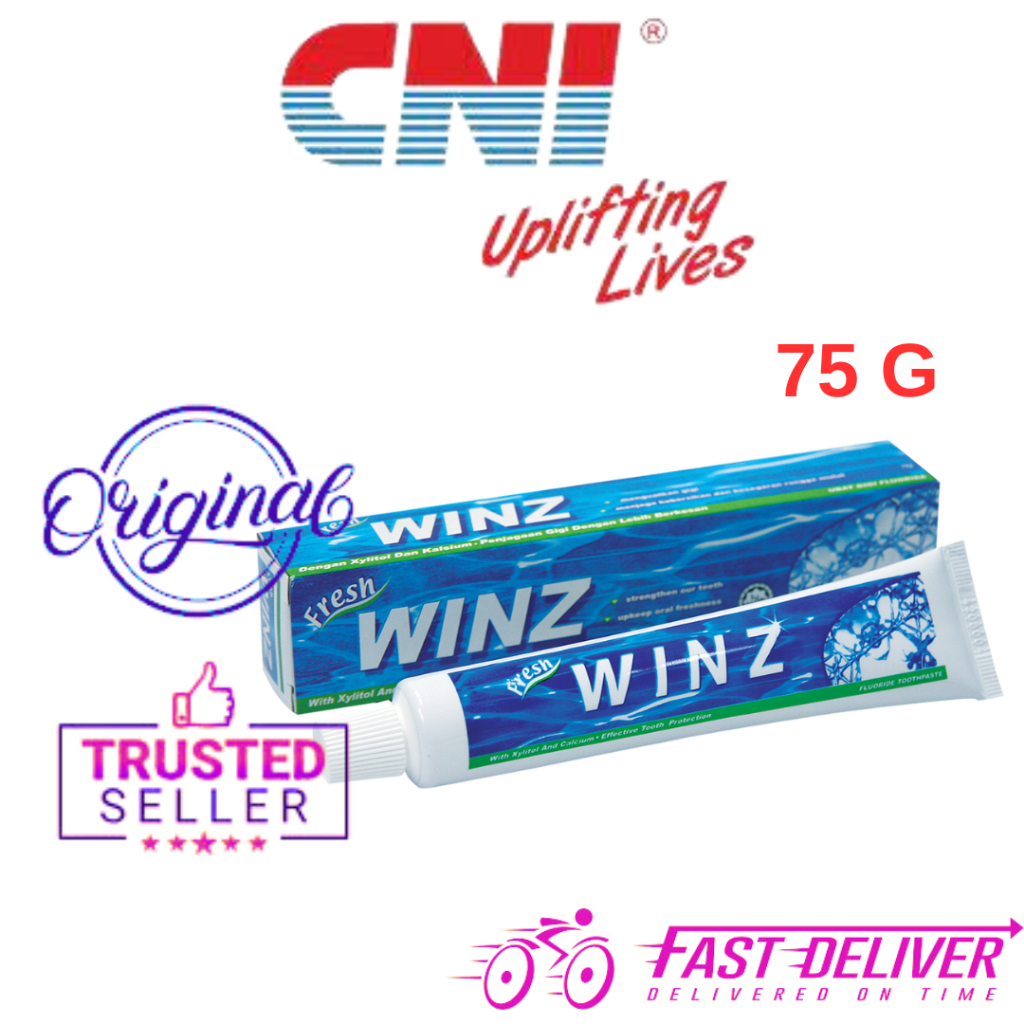 CNI Winz Fluoride Toothpaste 75g With Xylitol, Calcium and Phosphate ...