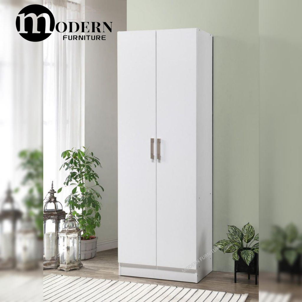 180cm Height 2 Doors Wardrobe / Almari Baju Murah / Almari Murah / 衣橱 ...