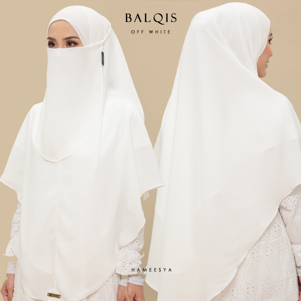 Tudung Labuh Khimar Balqis Tudung Sarung Umrah Tudung Sarung Dua Lapis ...