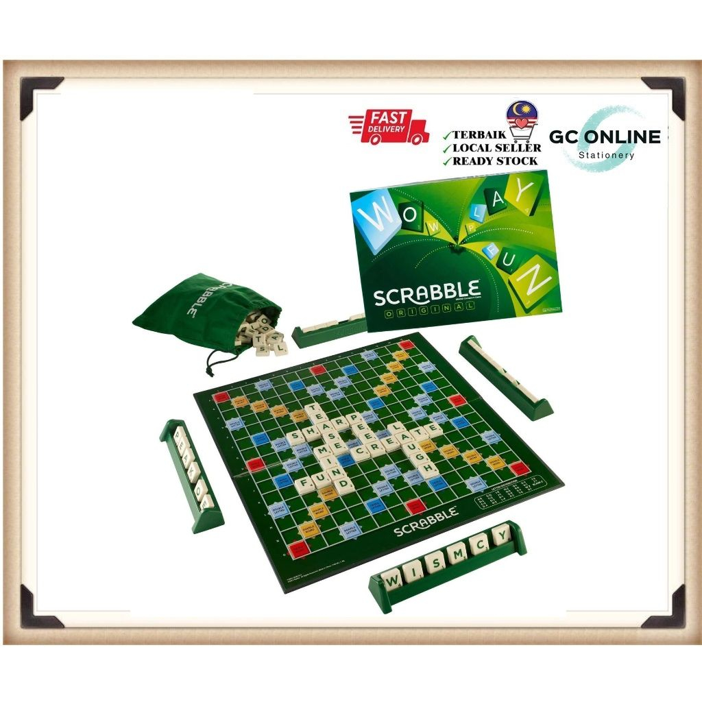 Scrabble Board Game words game Scrabble | Shopee Malaysia