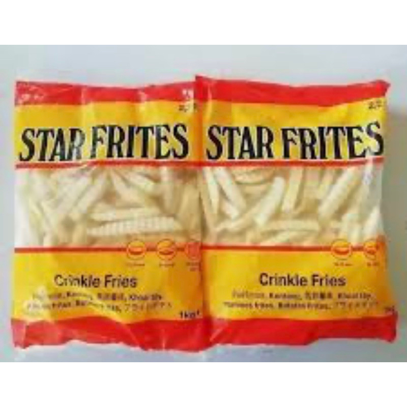 STAR FRITES Crinkle Fries - 1kg (JOHOR BAHRU ONLY) | Shopee Malaysia