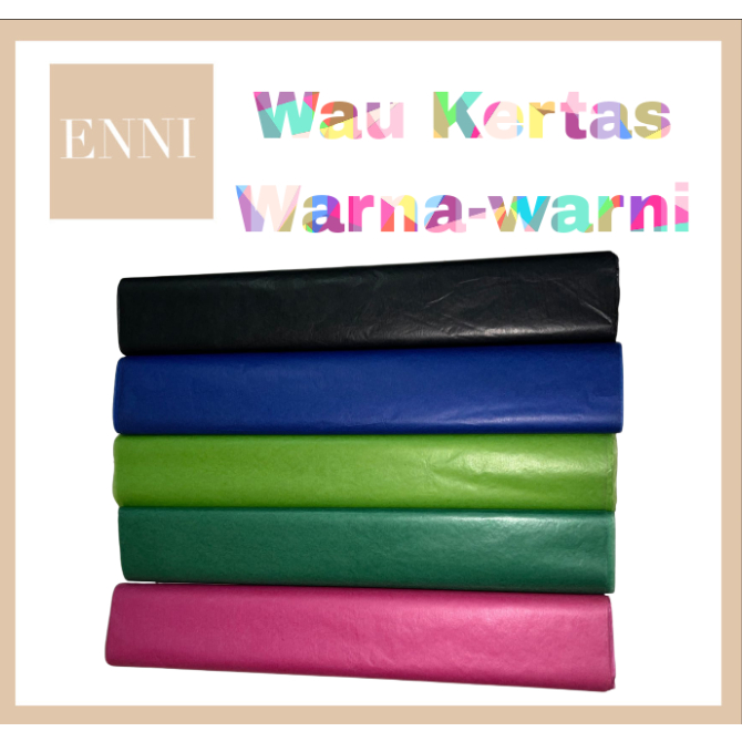 WAU KERTAS WARNA WARNI , KERTAS LAYANG-LAYANG | Shopee Malaysia