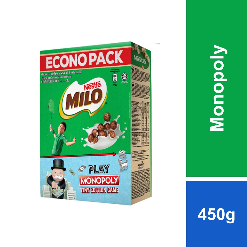 NESTLE MILO Cereal Monopoly Edition (450g) | Shopee Malaysia