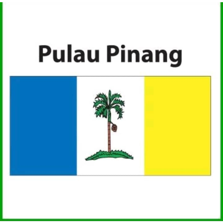 Pulau Pinang Flag 3x6ft, Bendera Pulau Pinang 3x6ft, Woolen | Shopee ...