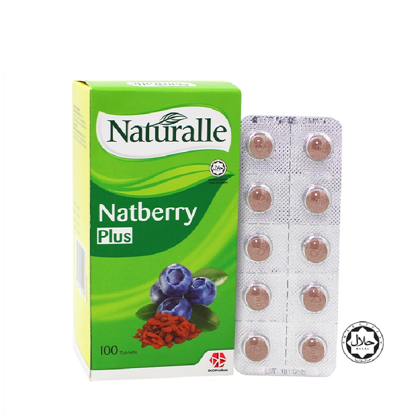 NATURALLE NATBERRY PLUS TABS 100S (EXP 01/2027) | Shopee Malaysia