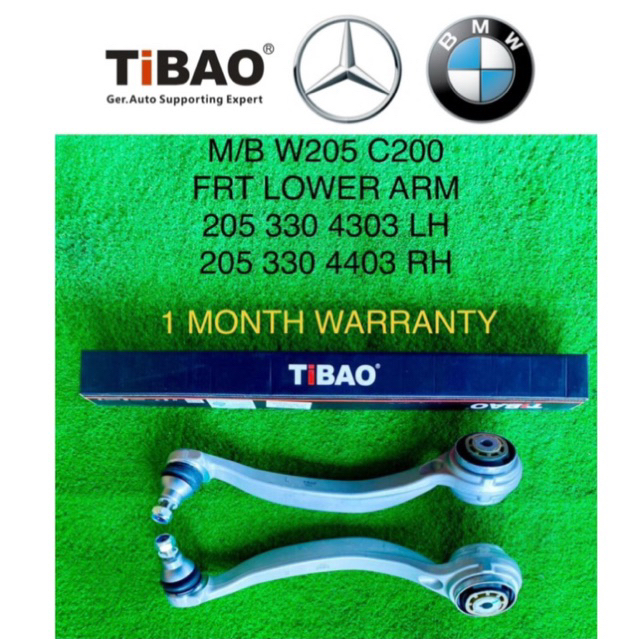 (TIBAO) MERCEDES BENZ W205 C200 FRONT LOWER ARM CURVE (PRICE FOR 1PCS ...