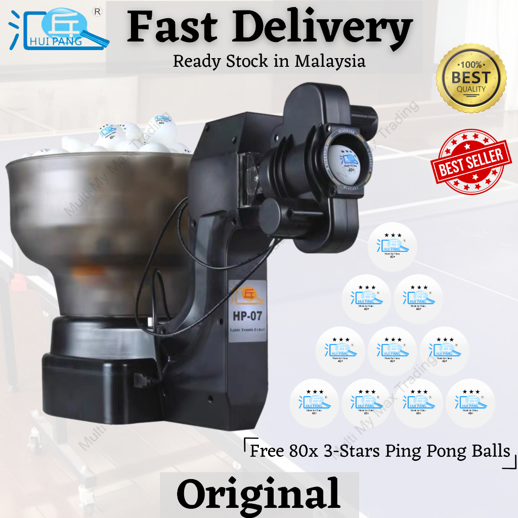 Table Tennis Robot Machine HP07 Multi-functional Automatic Ping Pong ...