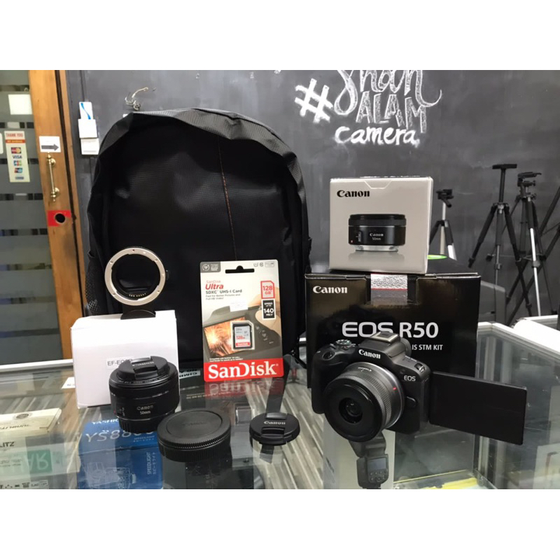 (NEW) CANON EOS R50 KIT + COMBO SET | Shopee Malaysia
