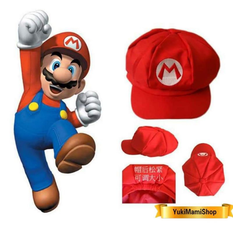 [READY STOCK] Cosplay Super Mario Cap | Shopee Malaysia