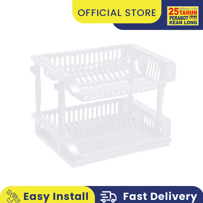 KLSB Rak Pinggan / Rak Pinggan Plastik / Dish Rack plastic / Rak ...