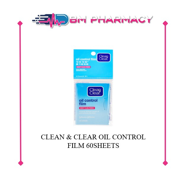 CLEAN & CLEAR OIL CONTROL FILM (60 SHEETS) | Shopee Malaysia