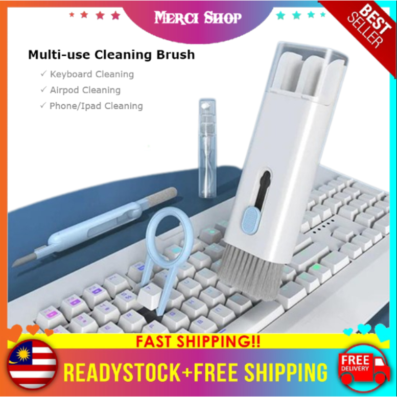 MS 7-in-1 Airpod Cleaning Kit Portable Earbuds Airpods Cleaning Pen ...