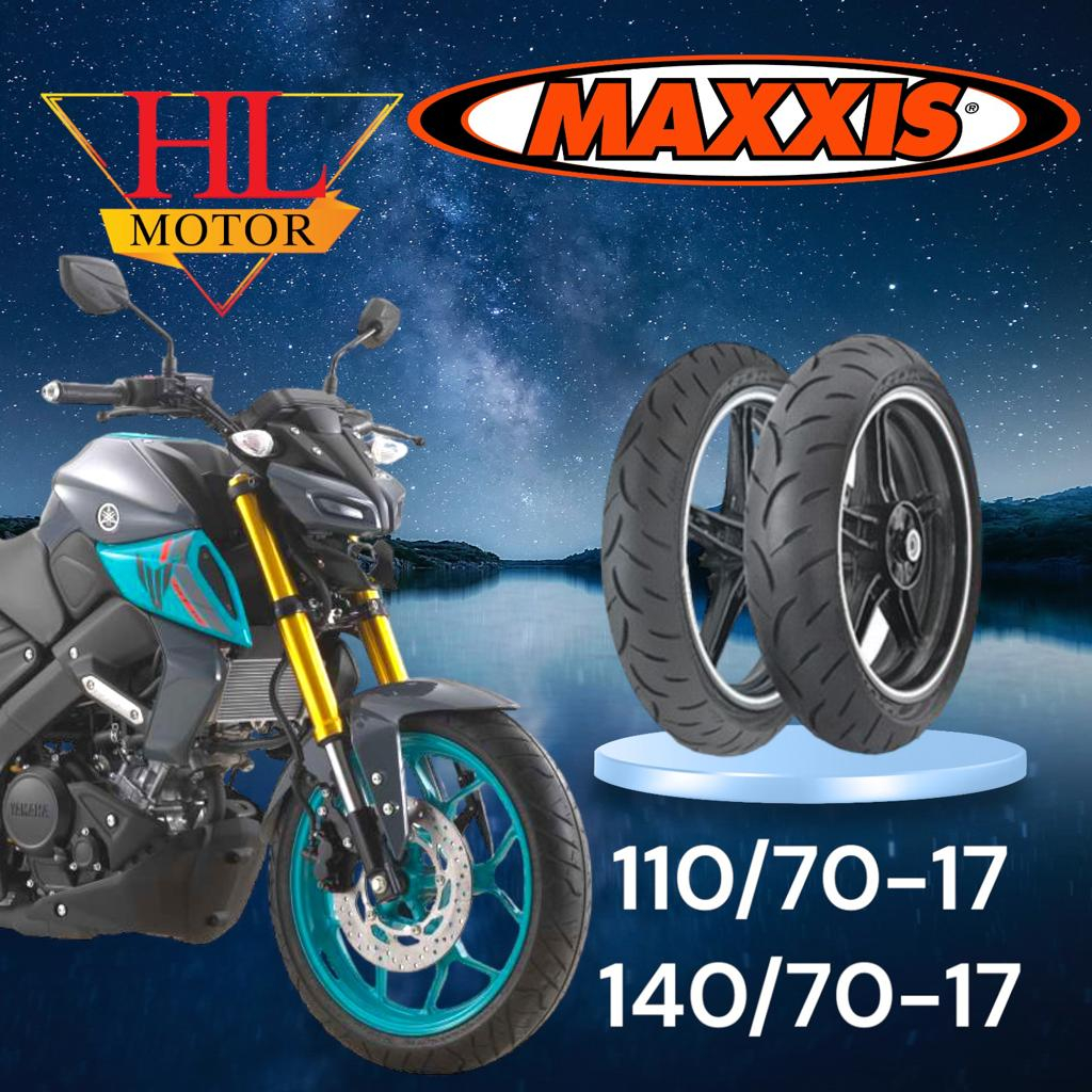 MAXXIS Tayar YAMAHA MT-15 Standard 110/70-17 / 140/70-17 Maxis Victra ...