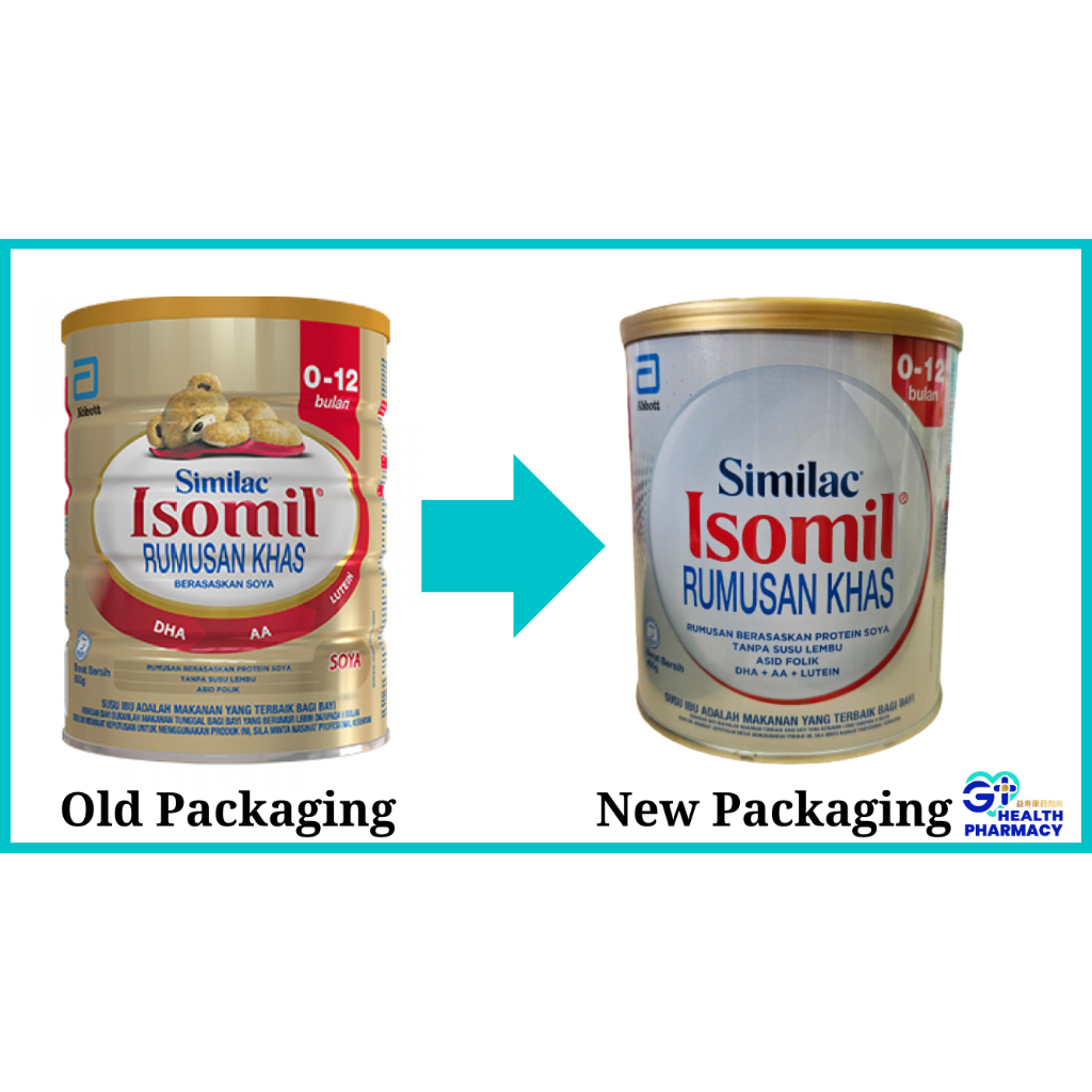 Similac Isomil Gold Rumusan Khas Susu Soya 400g & 850g - 0-12 months ...