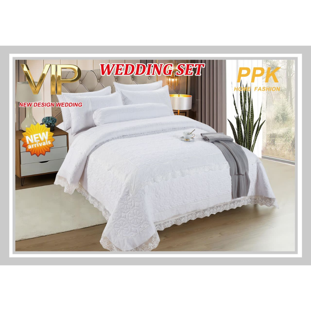 Set Cadar Pengantin Beropol Set 7 IN 1 , 6 IN 1 Ropol Cadar Pengantin ...