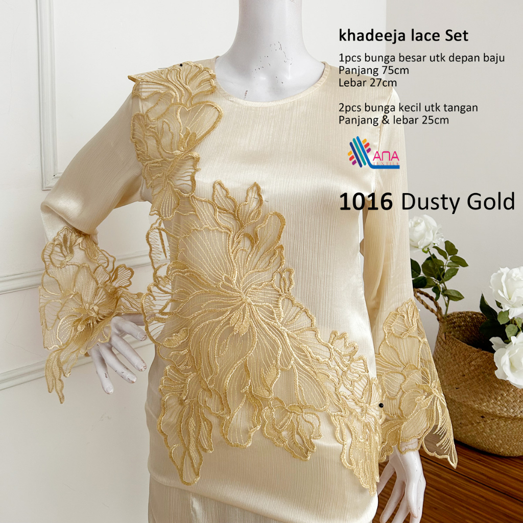 Percuma Bunga Kecil Utk Tangan Kiri Kanan Lace Sulam Bunga Treding Lace ...