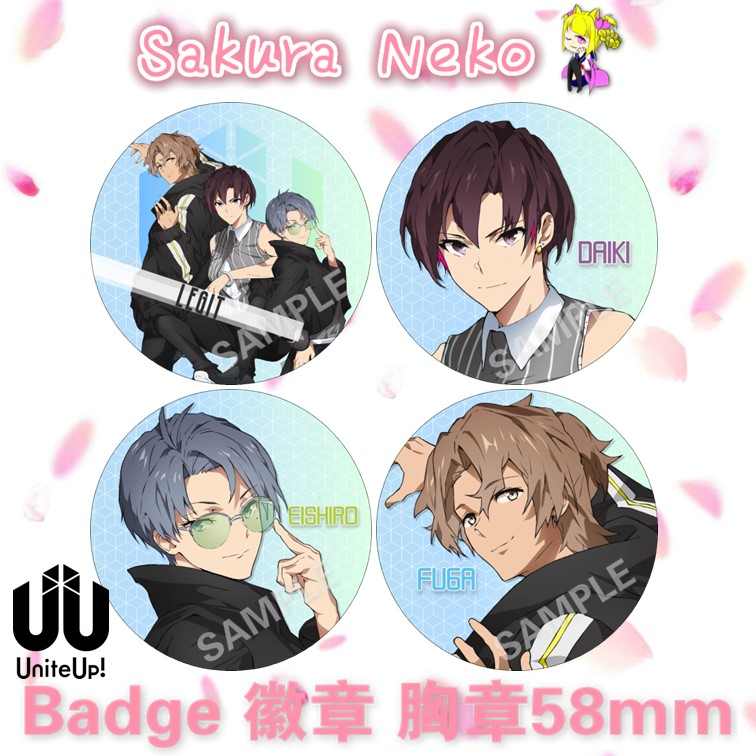 Ready Stocks UniteUp! 众星齐聚 LEGIT Anime Button Badge 动漫周边徽章胸章 58mm ...
