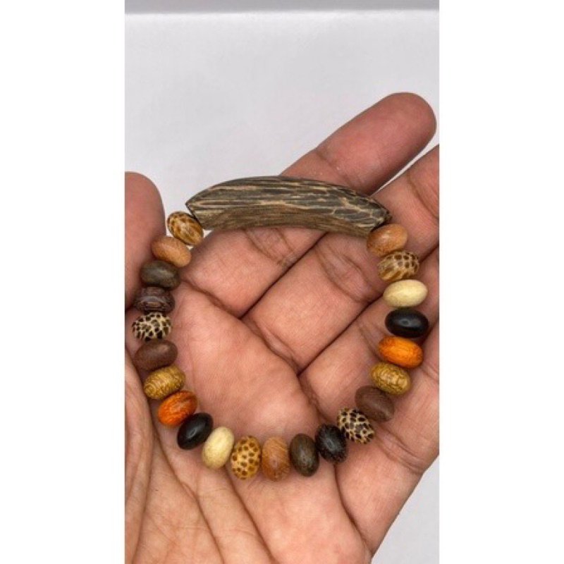 [PENDINDING DIRI] GELANG TERAS SUPER 10 KOMBINASI 24 BUTIR 💯 ASLI+ FREE ...
