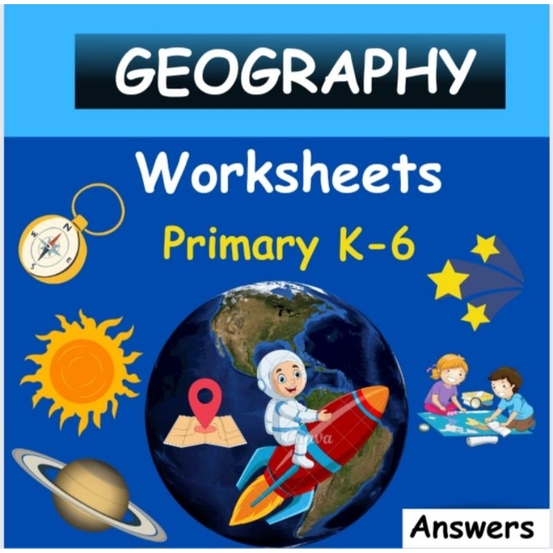 SC.69🌟Primary Geography worksheets +Answers 🌟Grade K-6 | Shopee Malaysia