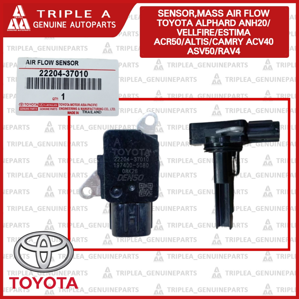 WARRANTY | TOYOTA ALPHARD VELLFIRE ESTIMA ALTIS CAMRY 22204-37010 22204 ...