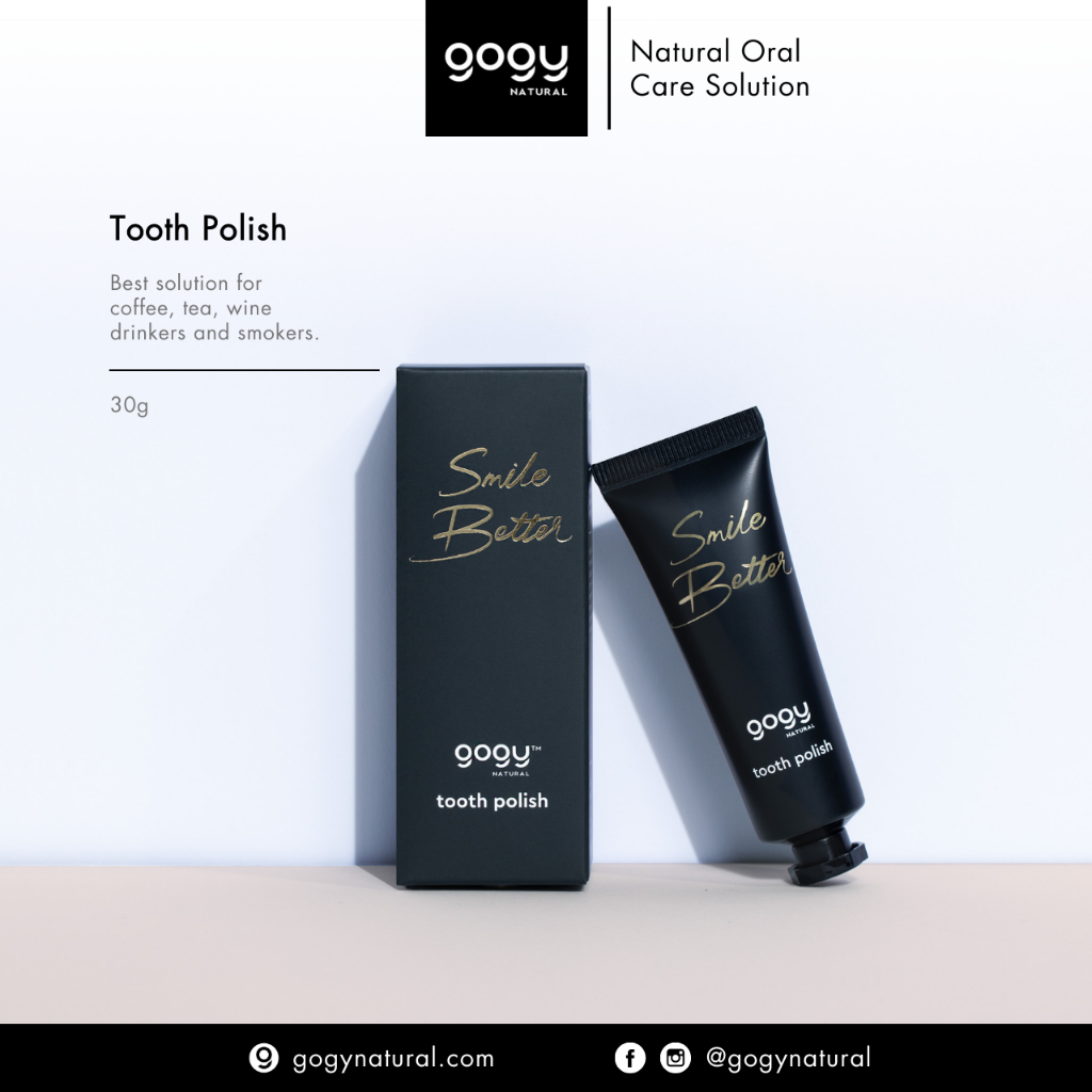 Gogy Natural Tooth Polish – Natural Teeth Whitening, Coffee Stain ...
